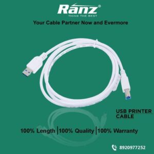 USB Printer cable 1.5 M 2.0 V - RANZ